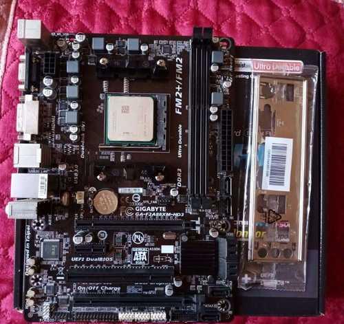 Связка Gigabyte GA-F2A88XM-HD3 + AMD Athlon X4 860