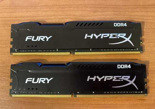 Kingston HyperX fury DDR4 8Gb (2x4)