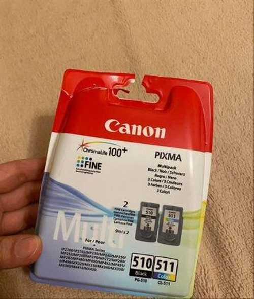 Картриджи canon pixma PG-510 / CL-511 multipack