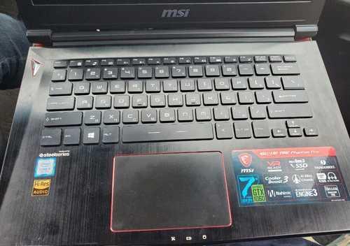 MSI gs43vr gtx1060 6gb