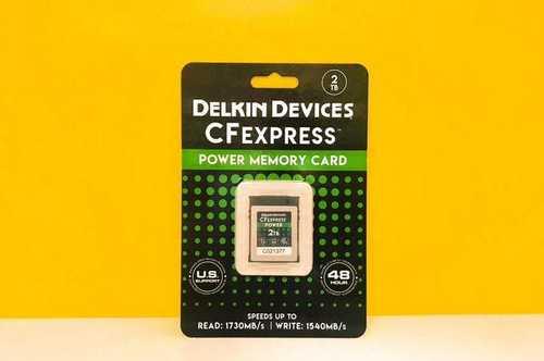 Карта памяти delkin devices prime cfexpress 64gb