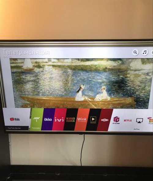 Телевизор smart tv lg 55”