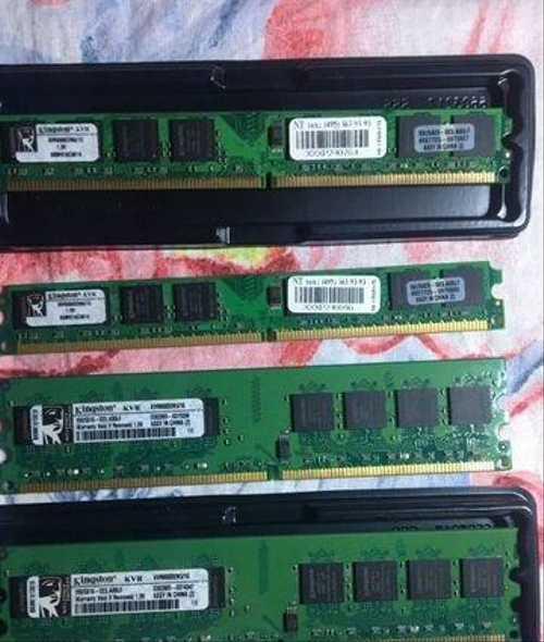 Оперативная память DDR2 Kingston KVR800D2N5/1G и K