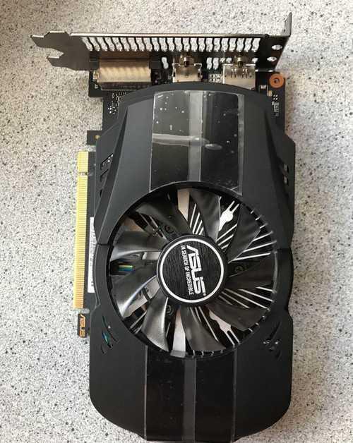 Видеокарта Asus 1050ti 4 gb