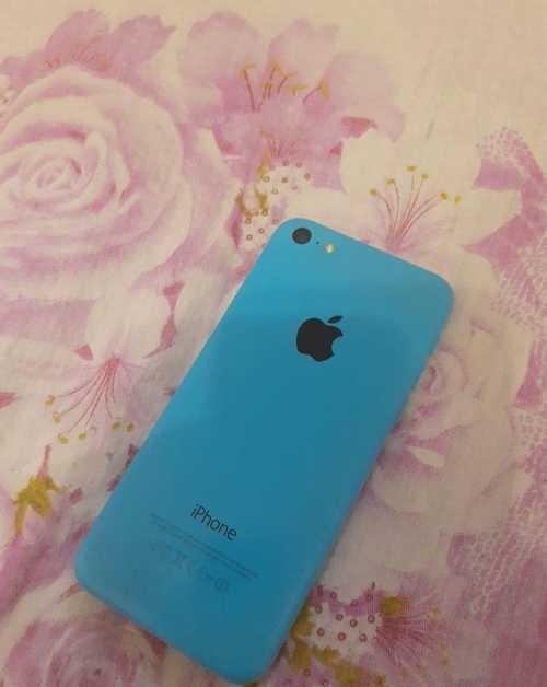 iPhone 5c blue синий идеальное состояние