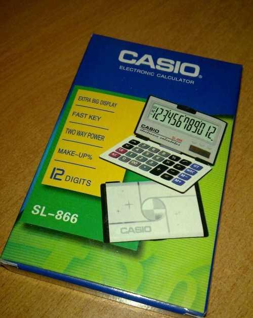 Калькулятор casio SL-866