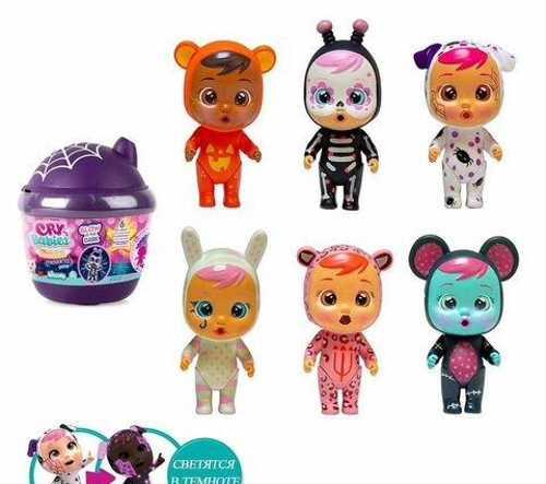 Кукла IMC Toys Cry Babies Magic Tears серия enchanted Светятся в темноте. Плачущий младенец в комплекте с домиком и аксессуарами, 6 шт в ассортименте