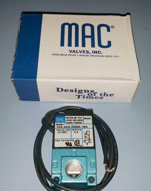 Трехпортовый соленоид MAC 35A-AAA-ddba-1BA