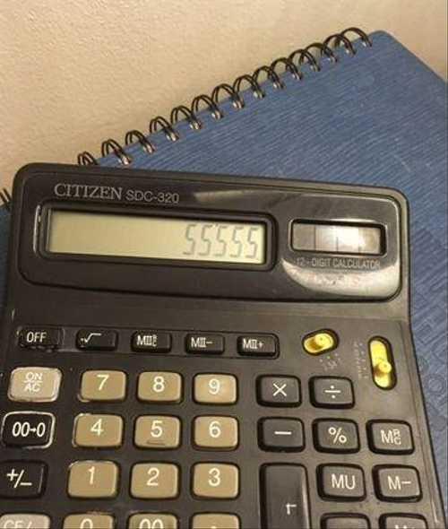 Калькулятор Citizen sdc 435 N, Citizen sdc 320 б/у