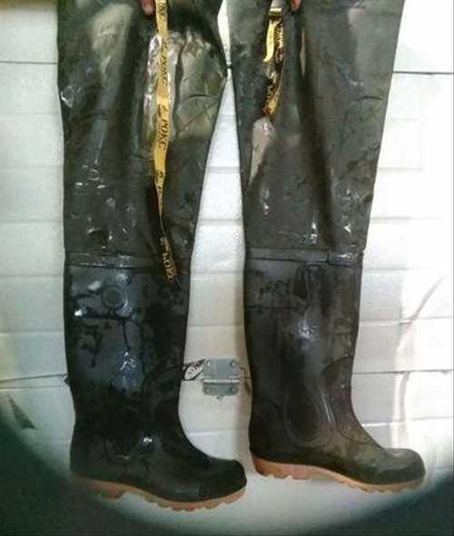 Болотные сапоги 43,б/у, целые