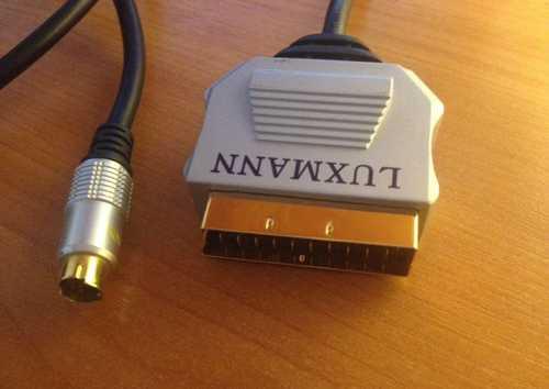 Кабель Luxmann scart s-video