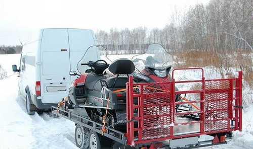 Сходни трапы аппарели для прицепа квадроцикла