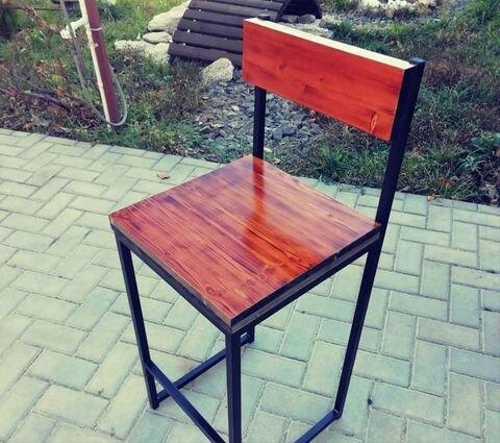 Стул Лофт, барный стул, мебель из металла для дома