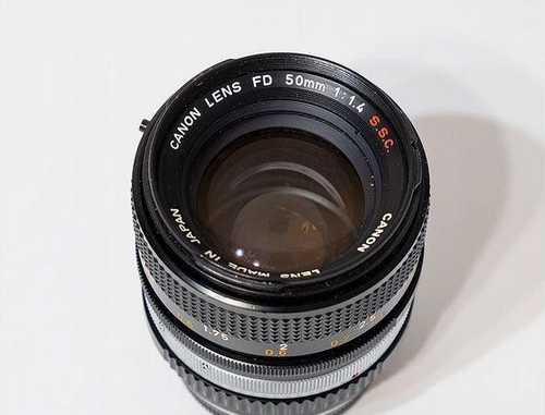 Oбъектив Canon FD 50 f/1.4 (+ адаптер на Fujifilm