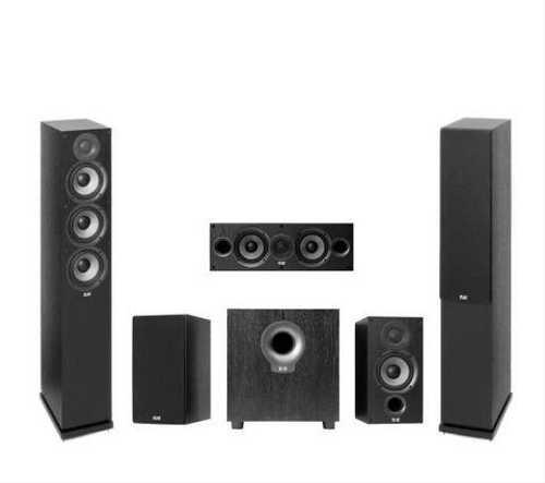 Комплект акустики 5.1 elac Debut Black