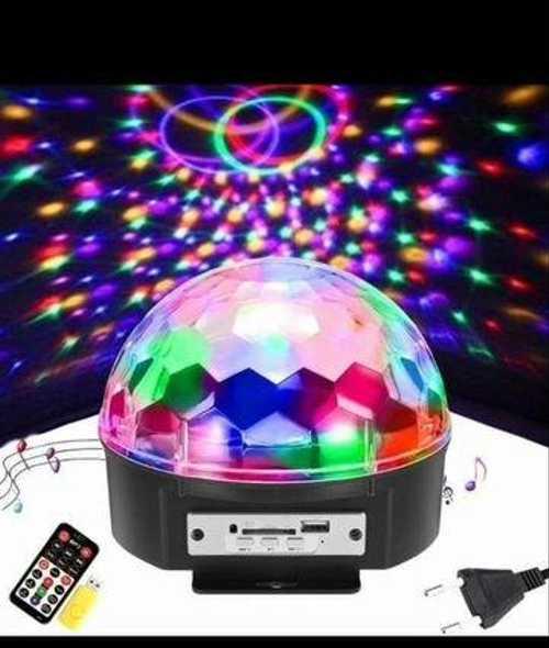 Дискошар светодиодный c USB - LED RGB Magic Ball L