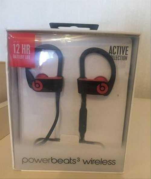 Беспроводные наушники powerBeats 3.0