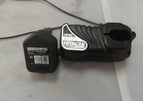 Зарядка и аккумулятор для шуруповерта hitachi