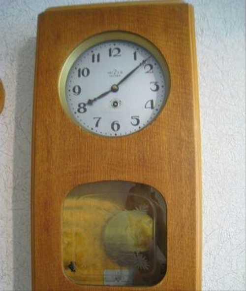 Часы настенные деревянные 2 час.з-д. без боя СССР