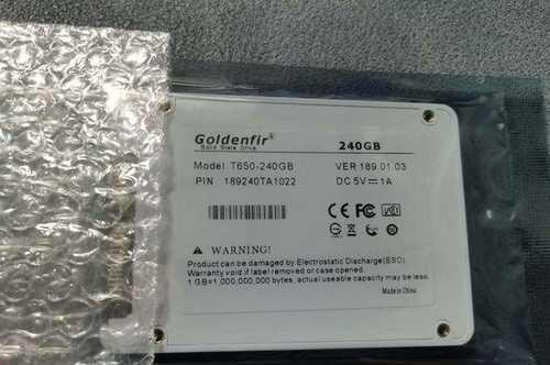 Жесткий диск ssd 240Gb Goldenfir
