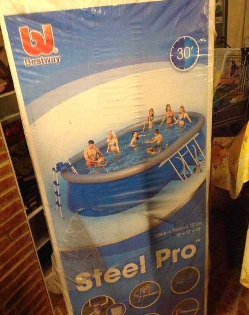 Бассейн надувной Bestway Steel Pro 17 м3