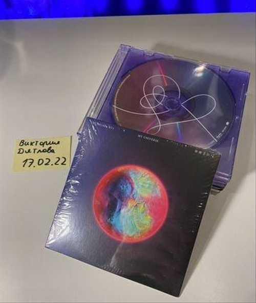 My universe BTS Coldplay cd диск