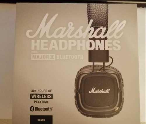 Наушники Marshall Major II Bluetooth Black