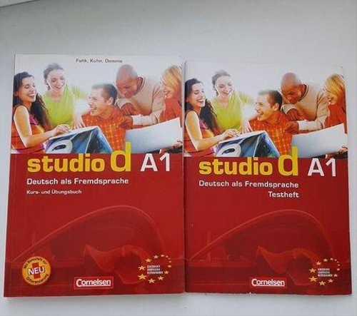Studio D A1 учебник+рабочая тетрадь + тесты