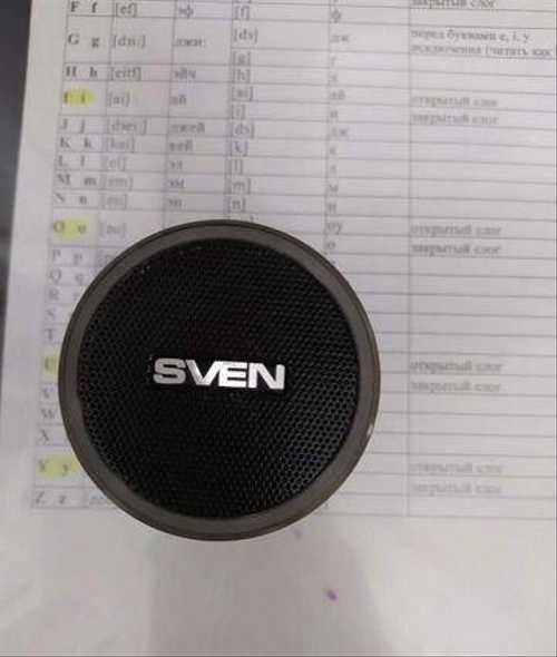 Bluetooth колонка sven