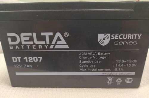 Аккумуляторная батарея delta Battery DT 1207 7 Ач