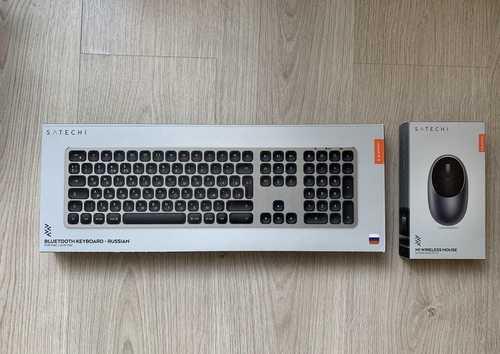 Клавиатура и мышь Satechi Space Grey MacOS