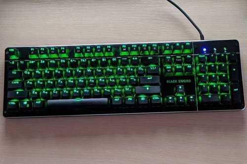 Механическая клавиатура black sword rgb