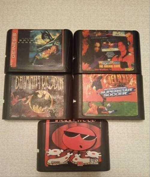 Картриджи для Sega