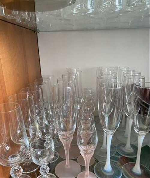 Бокалы рюмки стаканы Чехия
