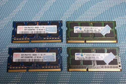 Модуль памяти hynix SAMSUNG DDR3 2Гб 8500 SO-dimm