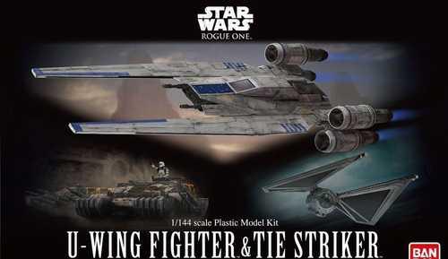 1/144 Bandai Star Wars U-Wing Fighter & Tie strike