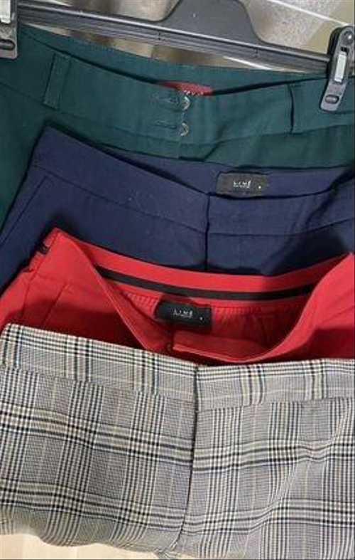 4 пары брюк zara, lime