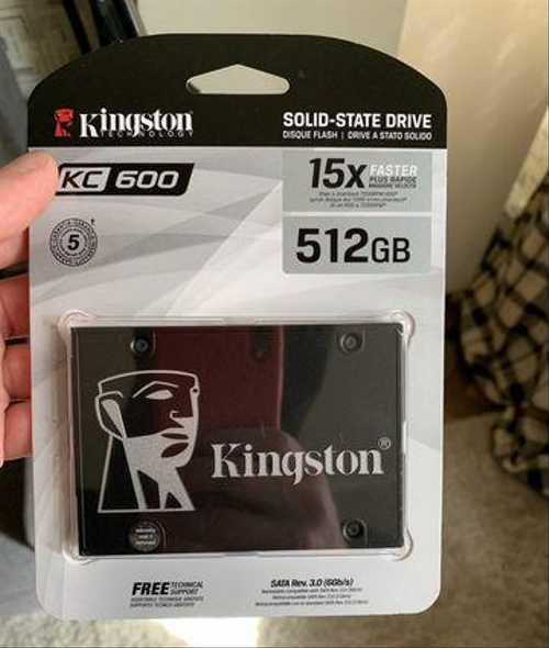 SSD Kingston KC600 512 Gb