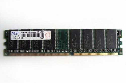 Оперативная память DDR1 PC3200 ncpd7audr-50M48 1Gb