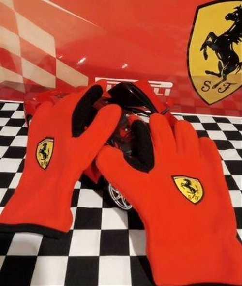 Перчатки подростковые от Scuderia Ferrari