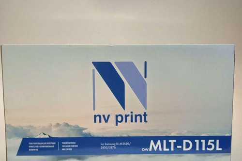 Новый картридж Nv Print MLT-D115L