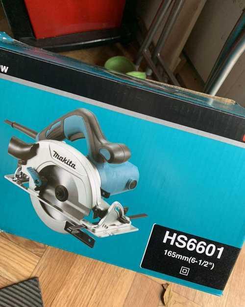 Дисковая пила makita HS6601 новая