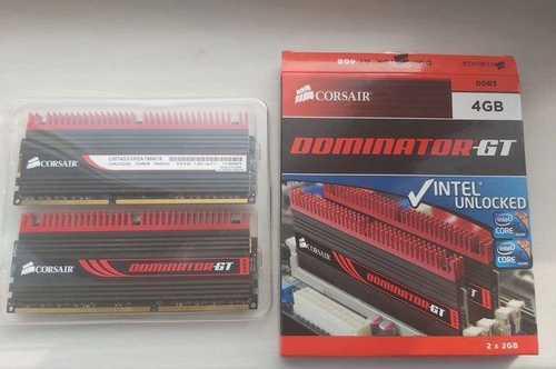 Память DDR3 Corsair Dominator GT 4Gb 1866