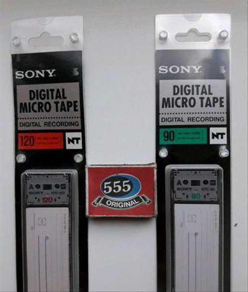 Аудиокассеты Sony digital micro tape