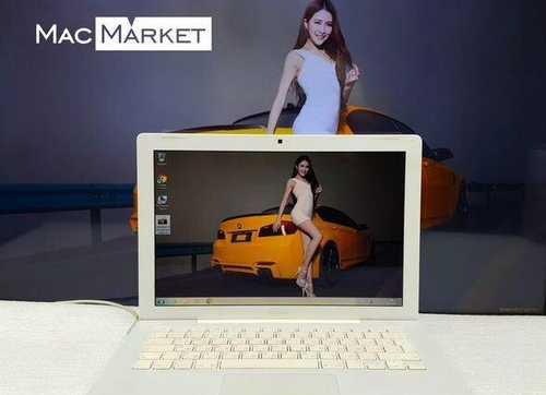 Белоснежный Macbook 13,3" Core-2DUO 2gb HDD-320gb