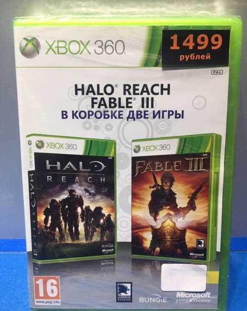Halo Reach + Fable 3 xbox360