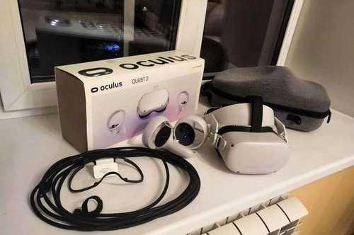 Продам oculus quest 2 64gb + link + elite strape +