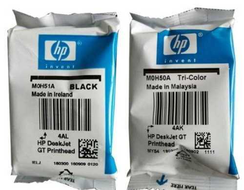 Комплект печатающих головок HP M0H50A+M0H51A
