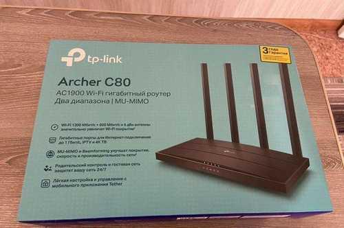 Новый роутер tp link Archer c80