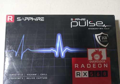 Продам Sapphire RX560 2G